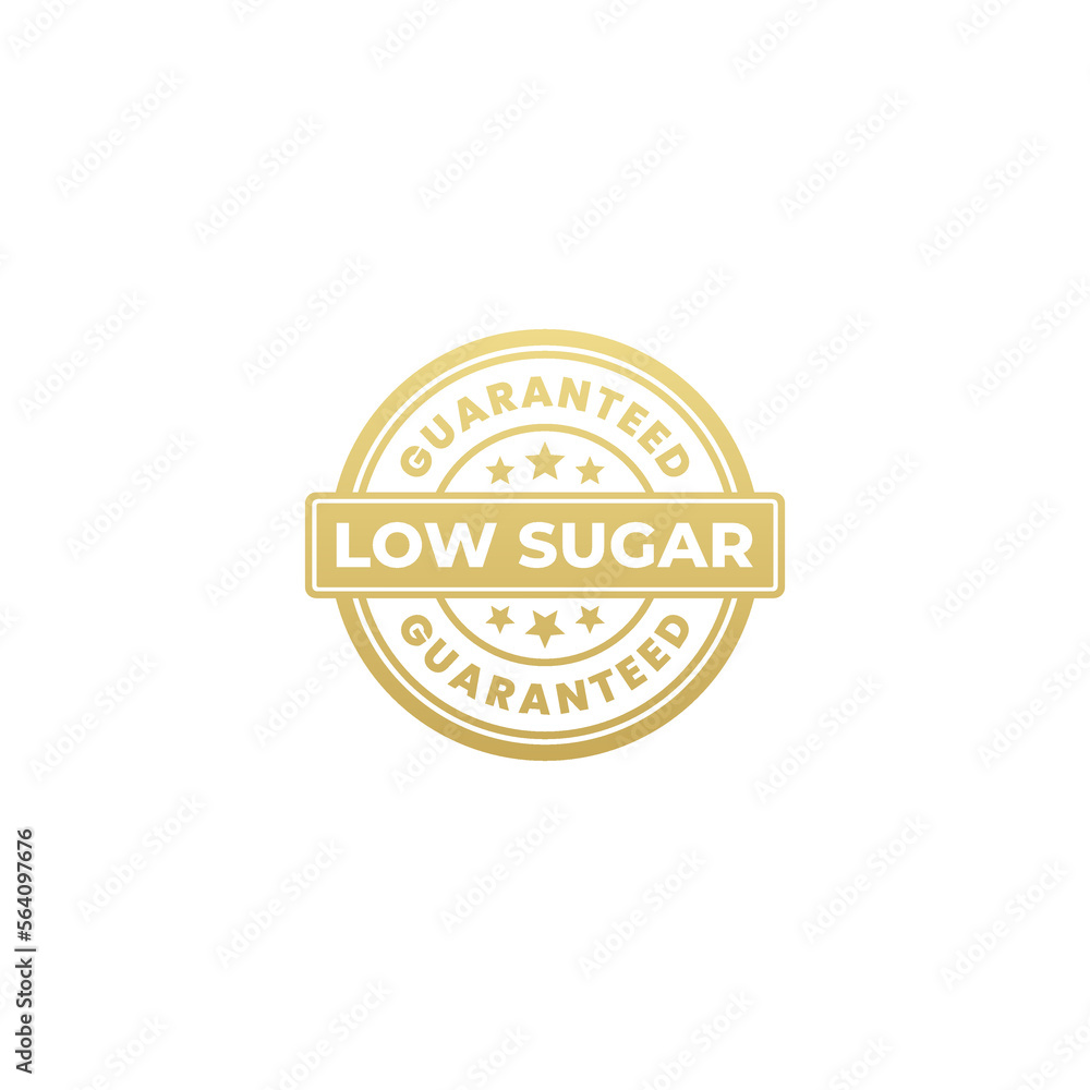 Vecteur Stock Best Low sugar label vector or Simple Low sugar logo ...