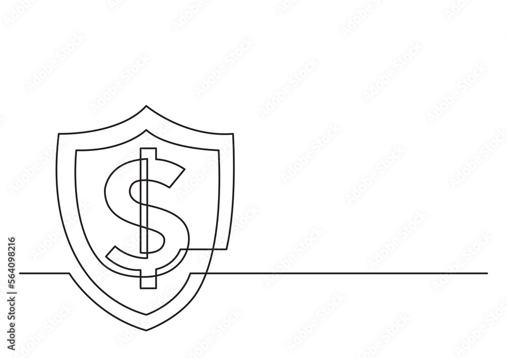 continuous line drawing vector illustration with FULLY EDITABLE STROKE ...