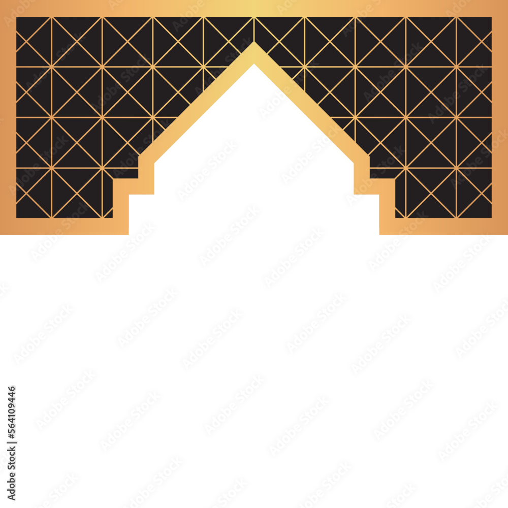 Islamic Header Frame (6) Stock Vector | Adobe Stock