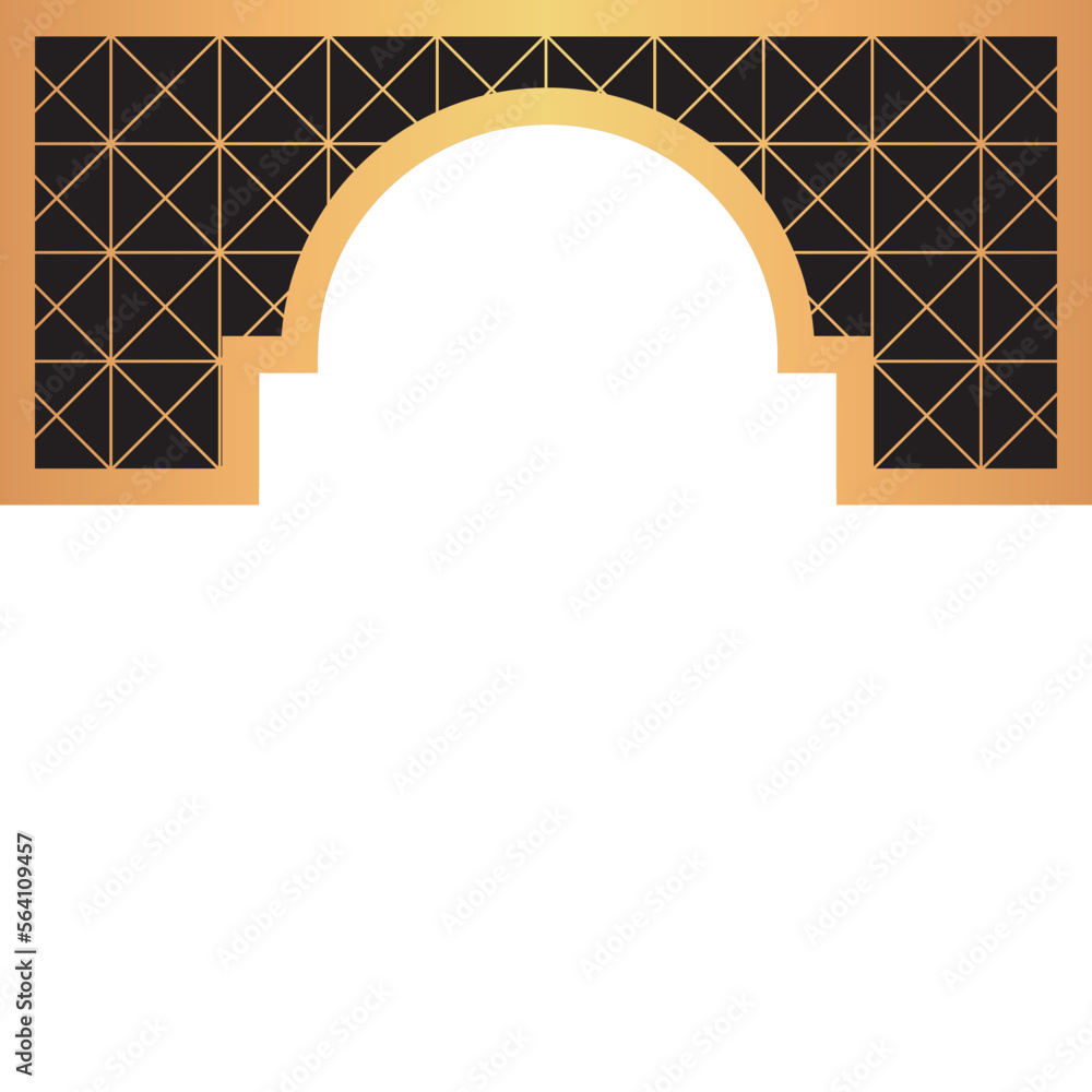 Islamic Header Frame (9) Stock Vector | Adobe Stock