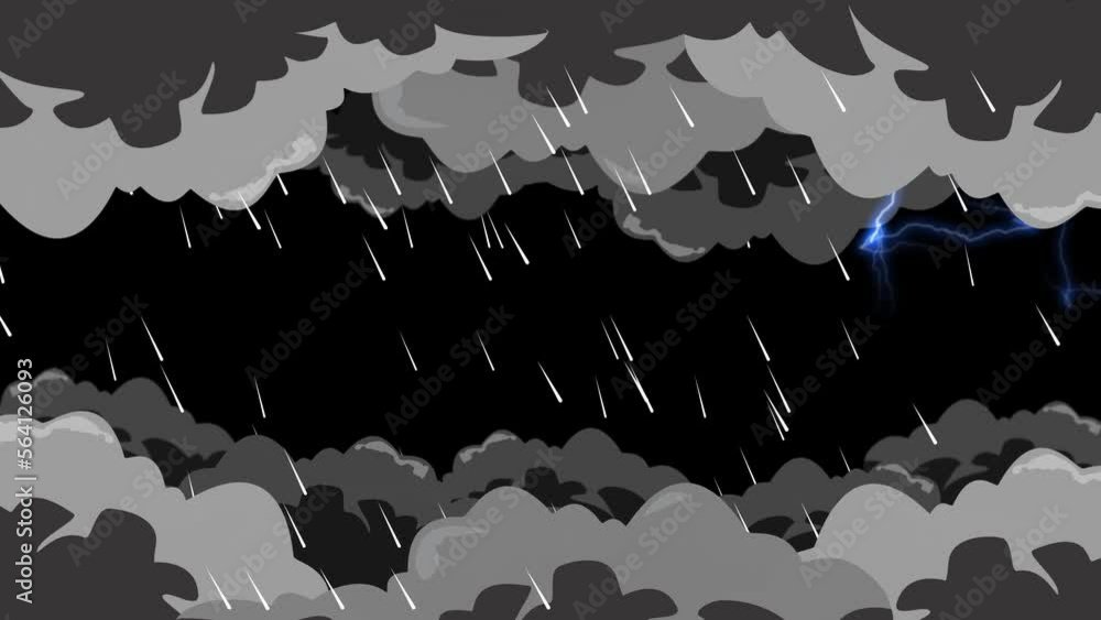 Animated storm clouds on a transparent background. Made using only after effects on January 24 ...