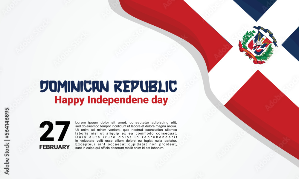 Dominican Republic Independence Day, february 27, Day of the flag, Flag ...