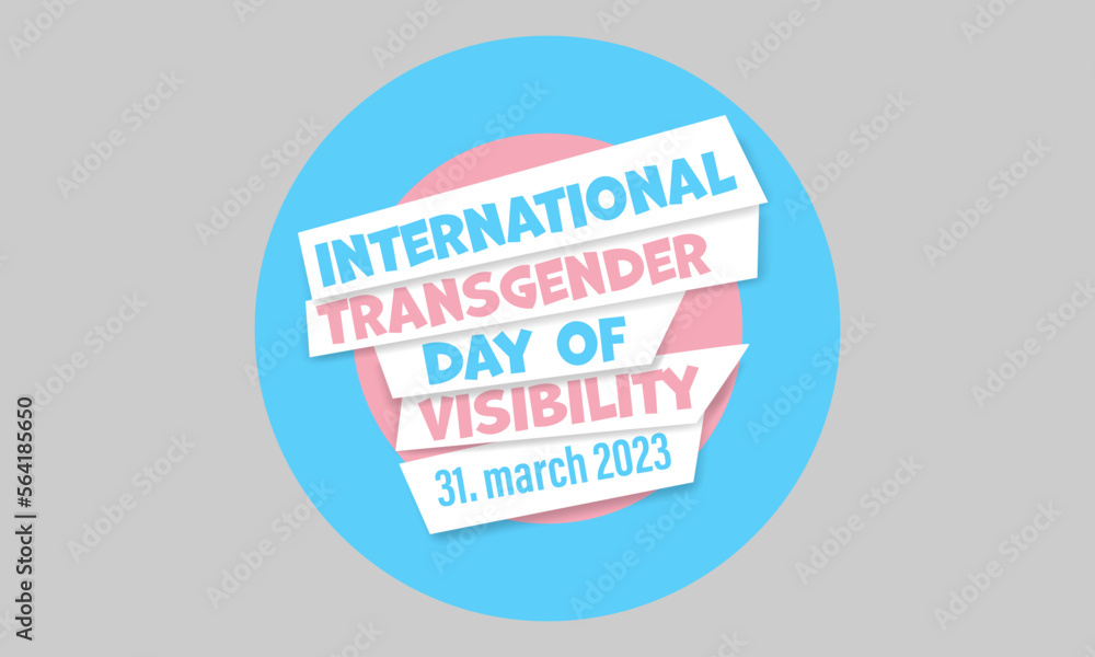 Design for transgender day of visibility Stock Vector | Adobe Stock