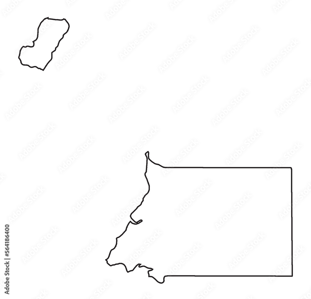 Equatorial Guinea Silhouette Outline Map Stock Vector | Adobe Stock Equatorial Guinea Silhouette Outline Map Stock Vector | Adobe Stock