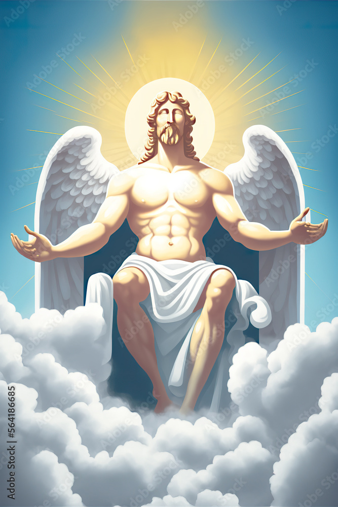 religious spiritual illustration background faith art prayer ...