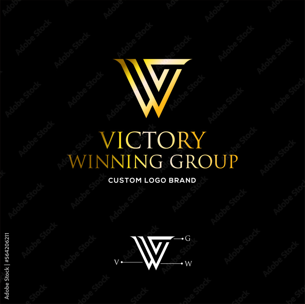 VWG logo, GWV logo, WVG logo, VGW logo Stock Vector | Adobe Stock