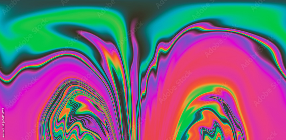 Psychedelic Color Abstract Teaser