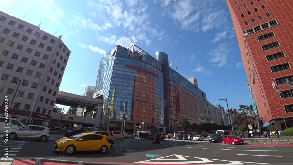 FUKUOKA, JAPAN - NOVEMBER 2022 : View around TENJIN area in Fukuoka ...