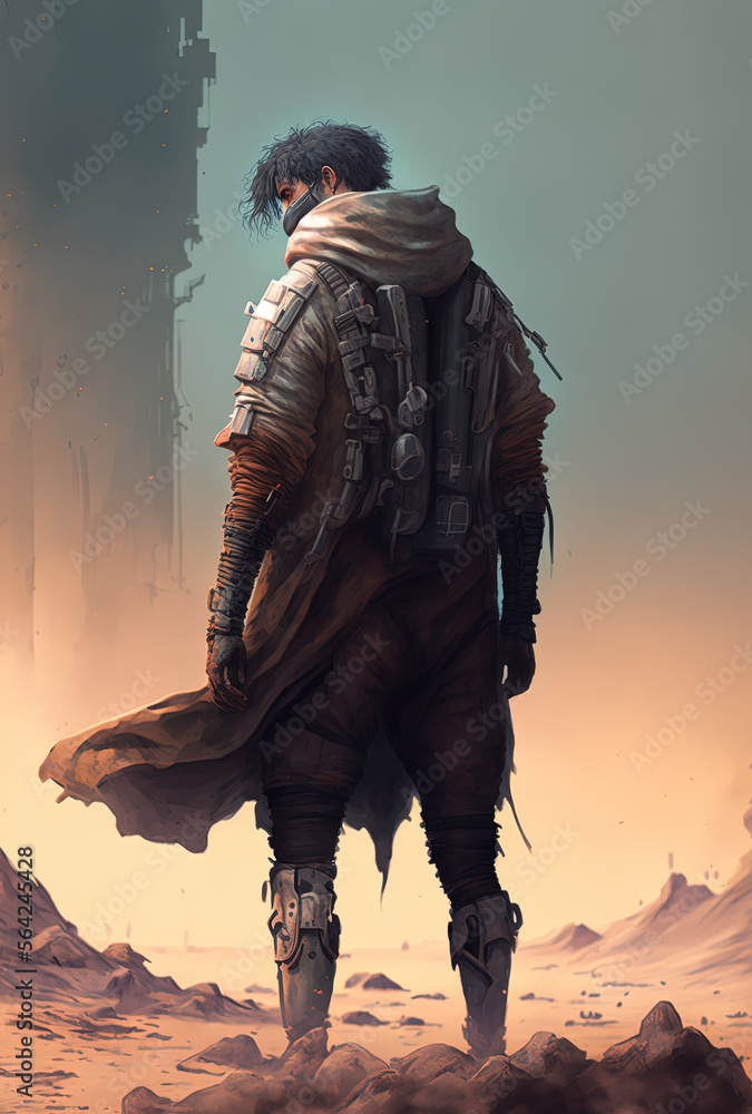 Fantasy Desert Warrior