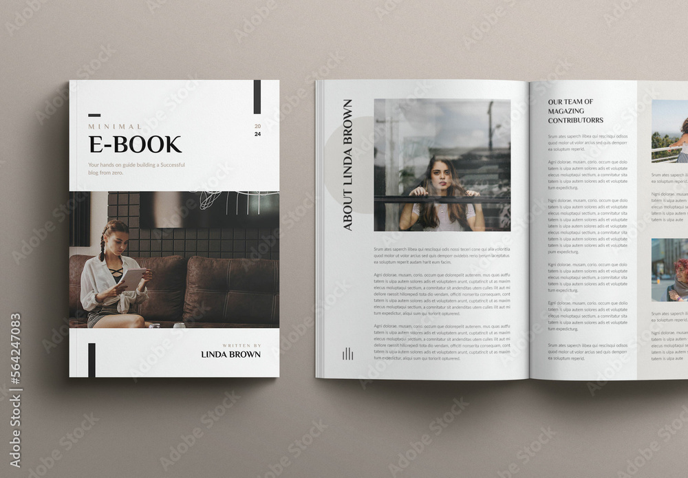 Ebook Template Stock Template | Adobe Stock