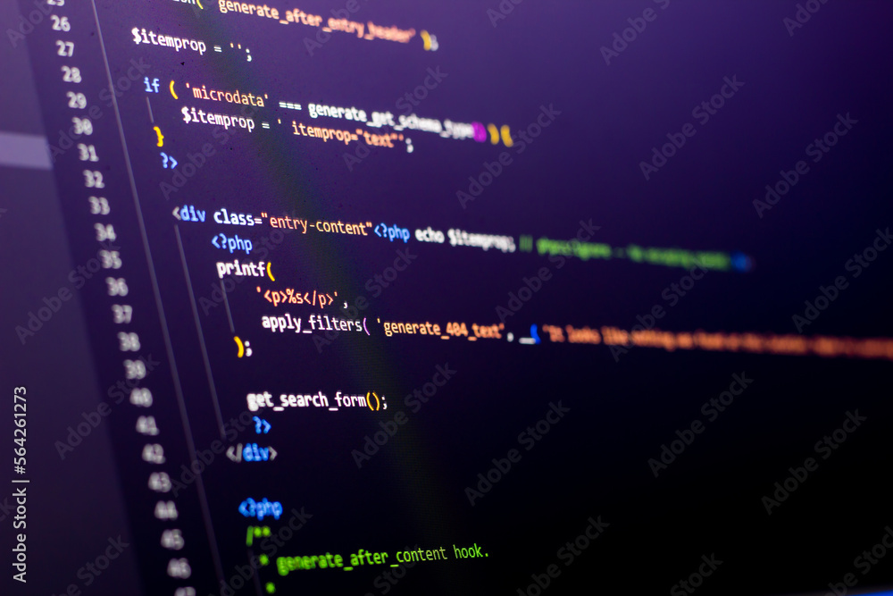 PHP Laravel coding. Backend code can be used as background Stock Photo ... PHP Laravel coding. Backend code can be used as background Stock Photo ...