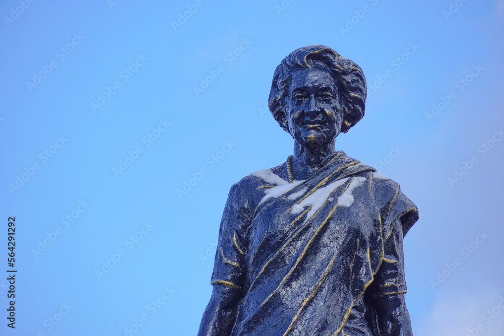 Statue of Indira Gandhi Stock Photo | Adobe Stock