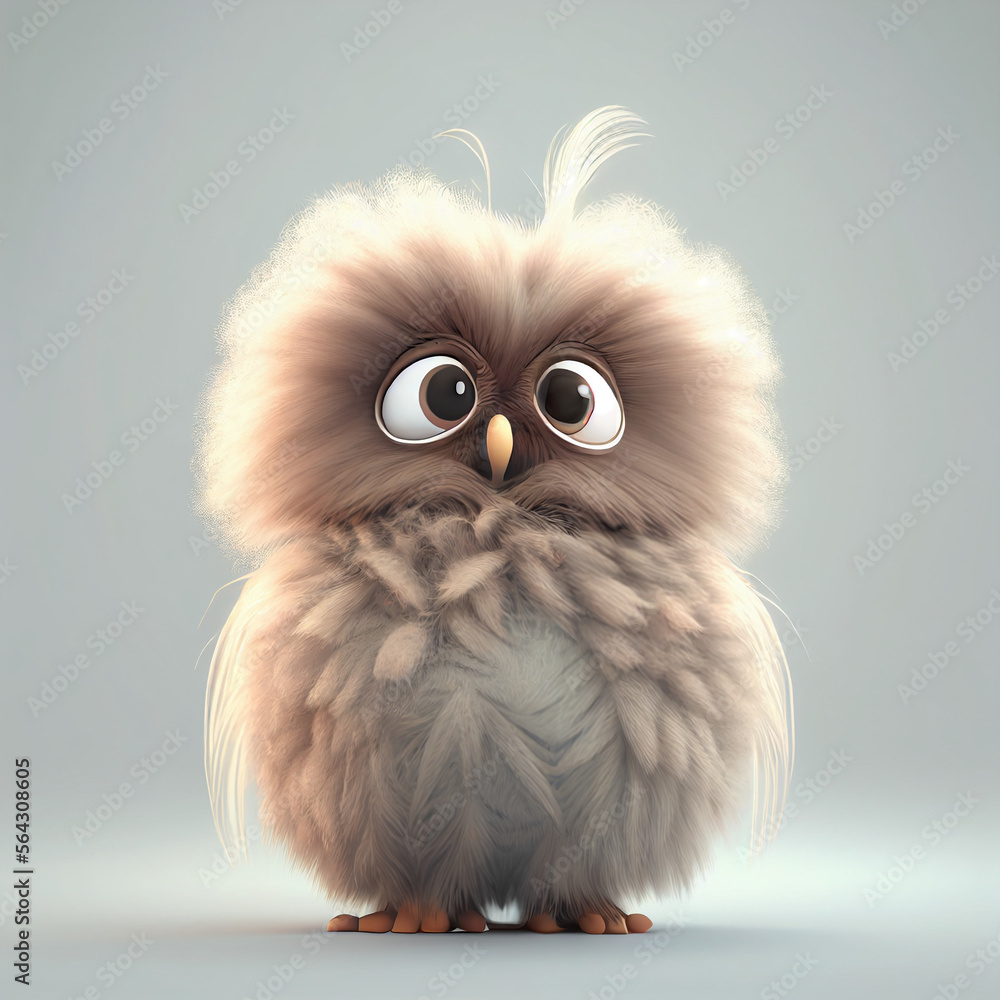 Cute Fluffy Owls