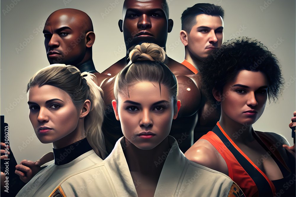 A diverse group of people of all ages, body types, and abilities ...