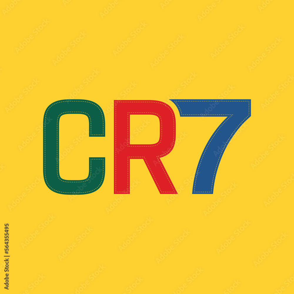 Cr7 minimalistic creative modern logo, letters cr7 mnemonic Stock ...