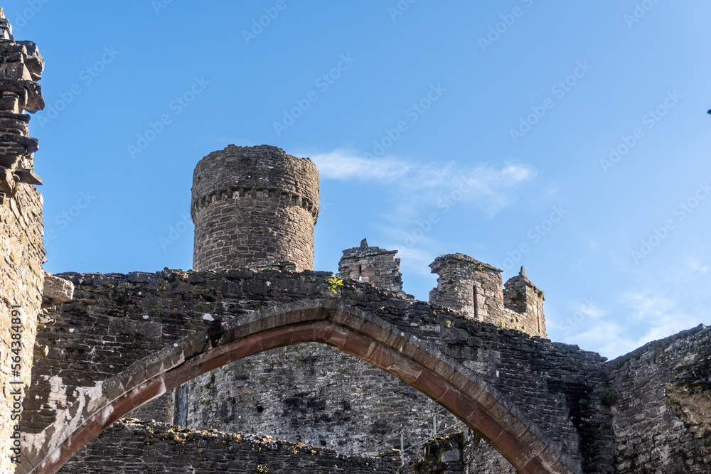 Foto de Conwy, North Wales, United Kingdom: Conwy Castle fortification ...