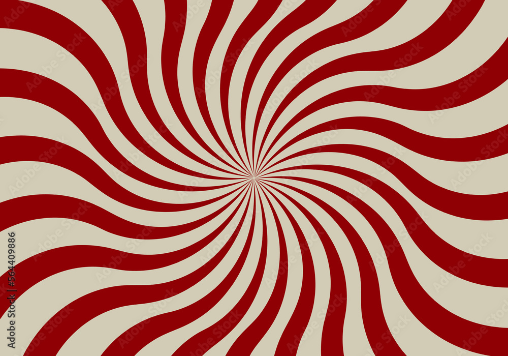 Vintage red color sunburst twist background Stock Vector | Adobe Stock