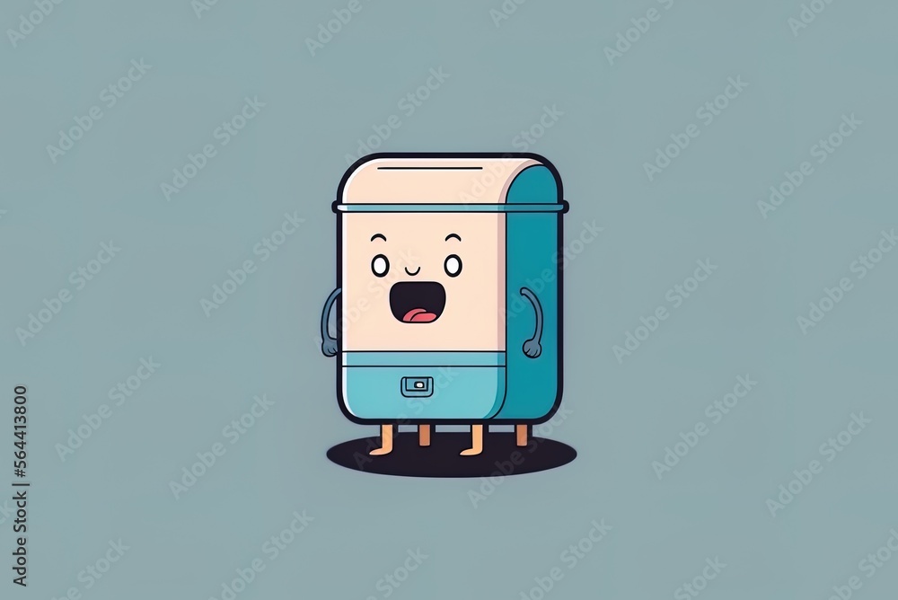 Cartoon hilarity presented in the form of basic lines and a full-body ...