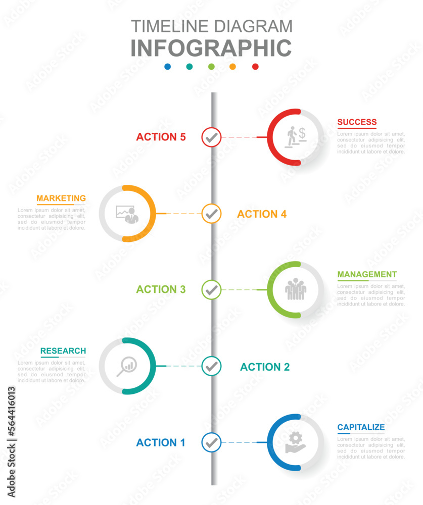 Fototapeta mapa świata dla dzieci Infographic business template. 5 ... Fototapeta mapa świata dla dzieci Infographic business template. 5 ...