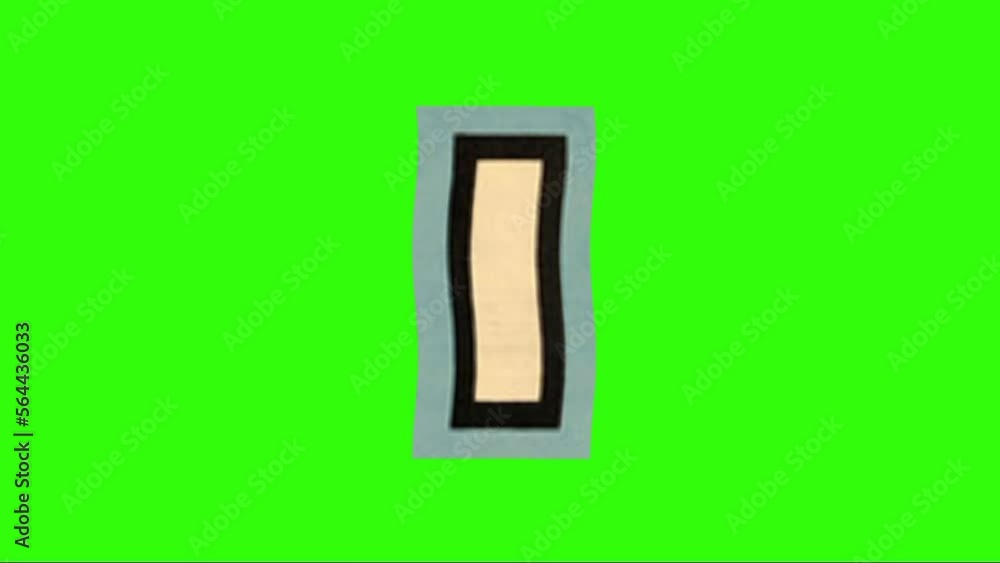 Letter i magazine cut photo, copy letter, isolated collage element for ...