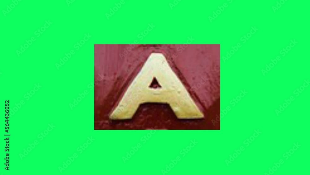 Letter A magazine cut photo, copy letter, isolated collage element for ...