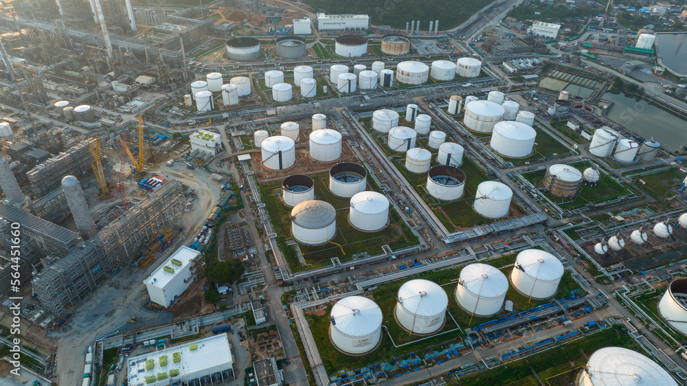 Oil Refinery Gas Chemical Equipment Prodiction import export Concept ...