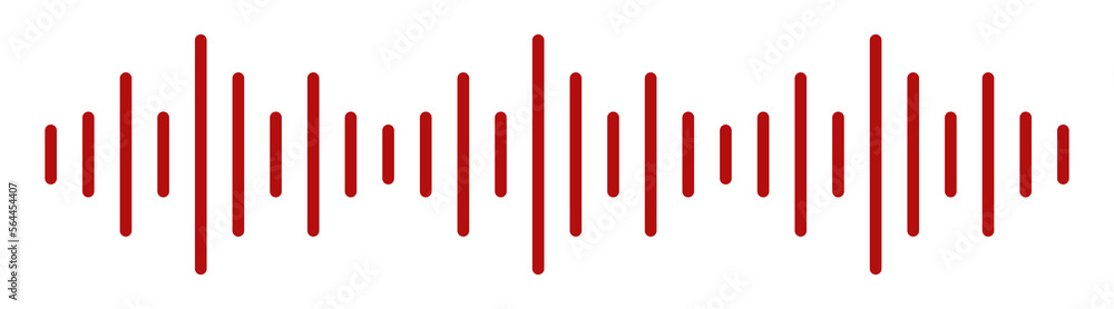 Sound Wave Music Volume Icon Symbol for Logo, Apps, Pictogram, Website ...
