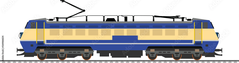 Train Track Side View