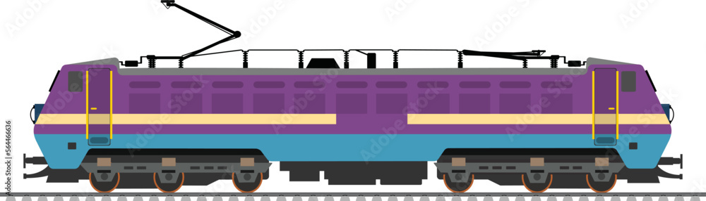 Indian Electric Train Front View