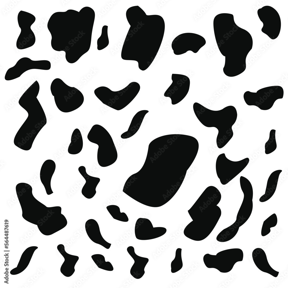 Cow print pattern. Cow print background. Cow print seamless pattern ...