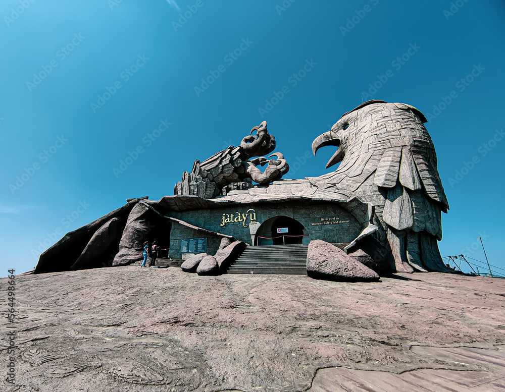 Jatayu Earth Center, also known as Jatayu Nature Park or Jatayu Rock ...