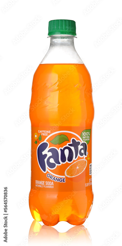 Plastic Bottle of Fanta Stock Photo | Adobe Stock
