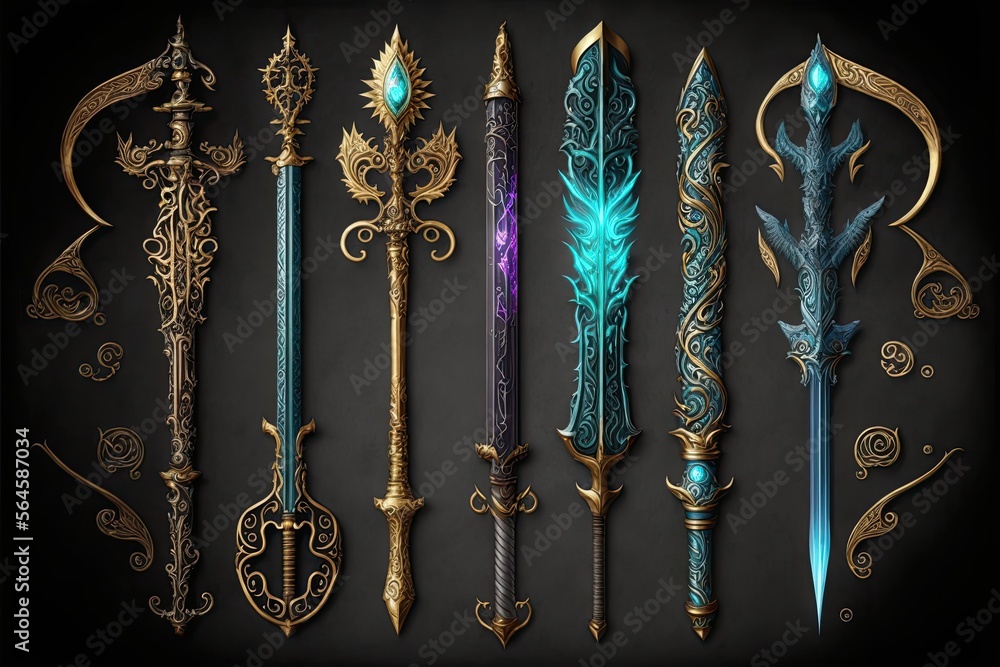 "Magical Swords" - a collection of unique and powerful magical swords ...