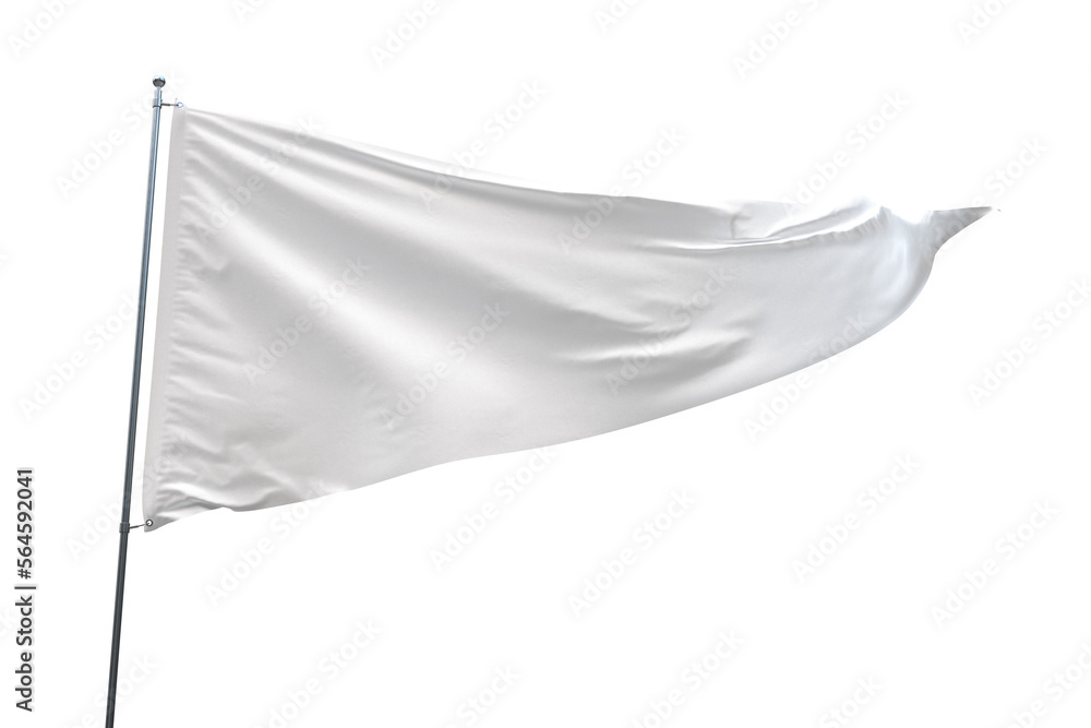Waving flag mockup on transparent background, PNG file Stock ...