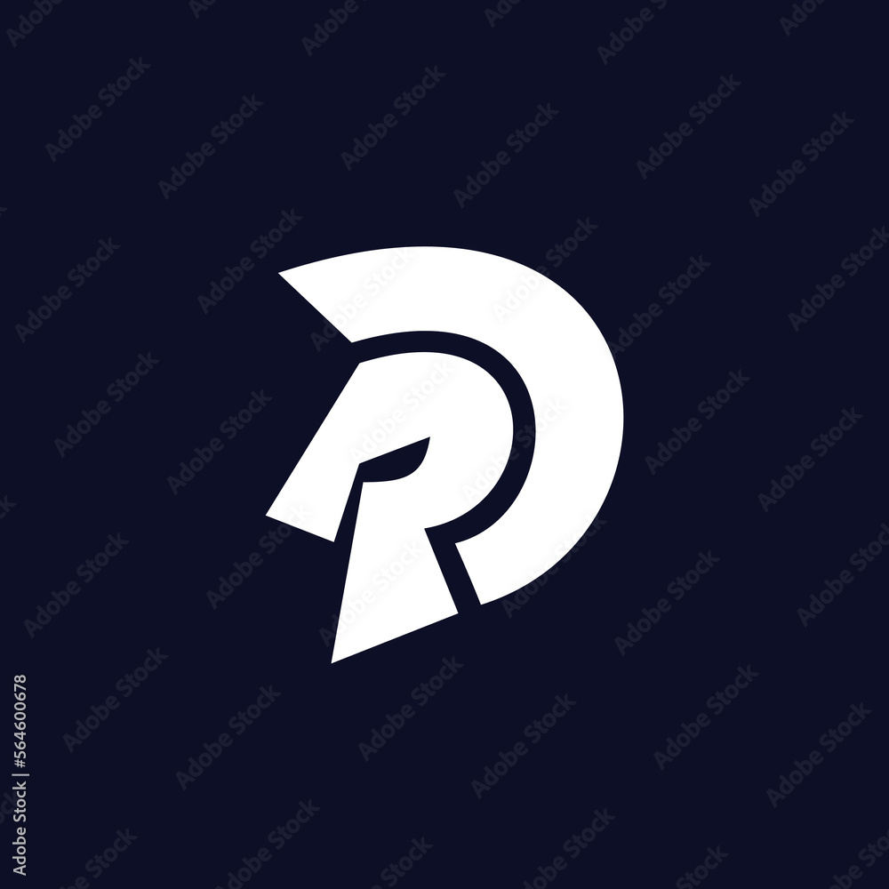 Roman logo with letter R concept Stock Vector | Adobe Stock