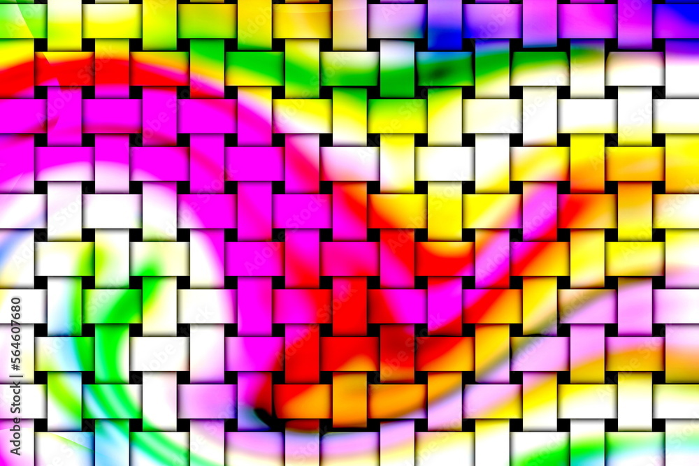 Abstract color pattern, lines, corners, circles drawings and pictures ...