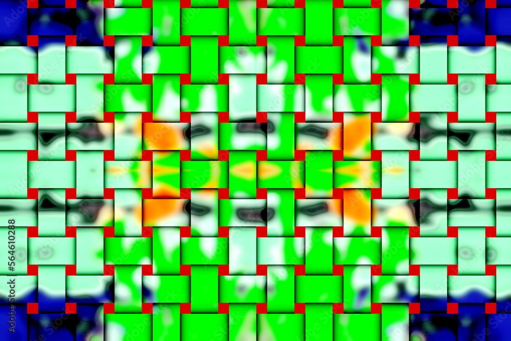 Abstract color pattern, lines, corners, circles drawings and pictures ...