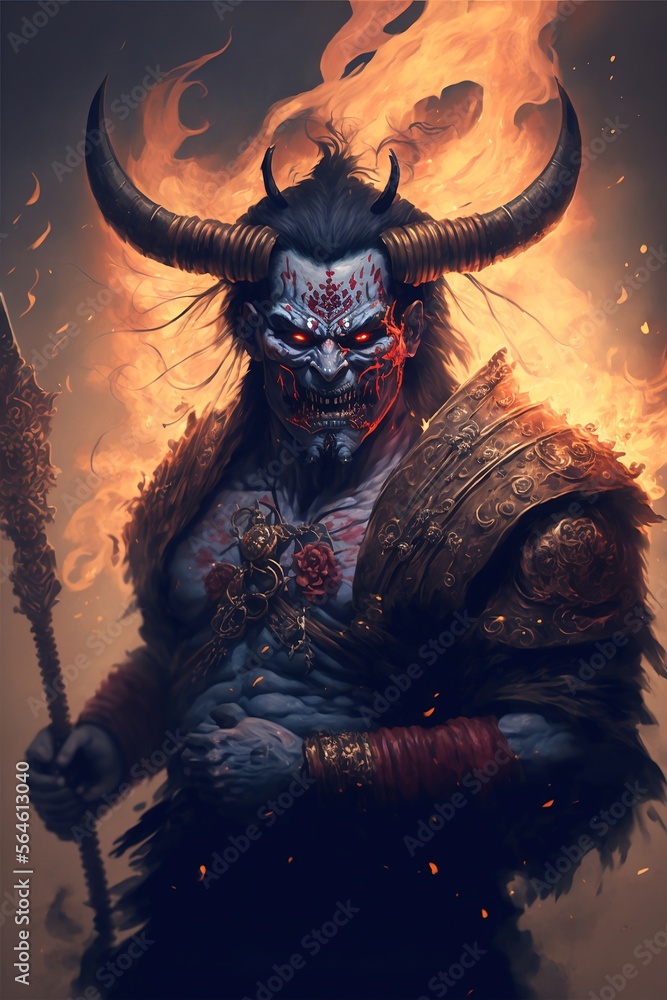 Yōkai, ayakashi, mononoke, mamono, Rekishi. Created using generative AI ...