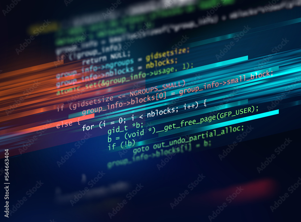 Programming Code Abstract Technology Background Of Software Developer