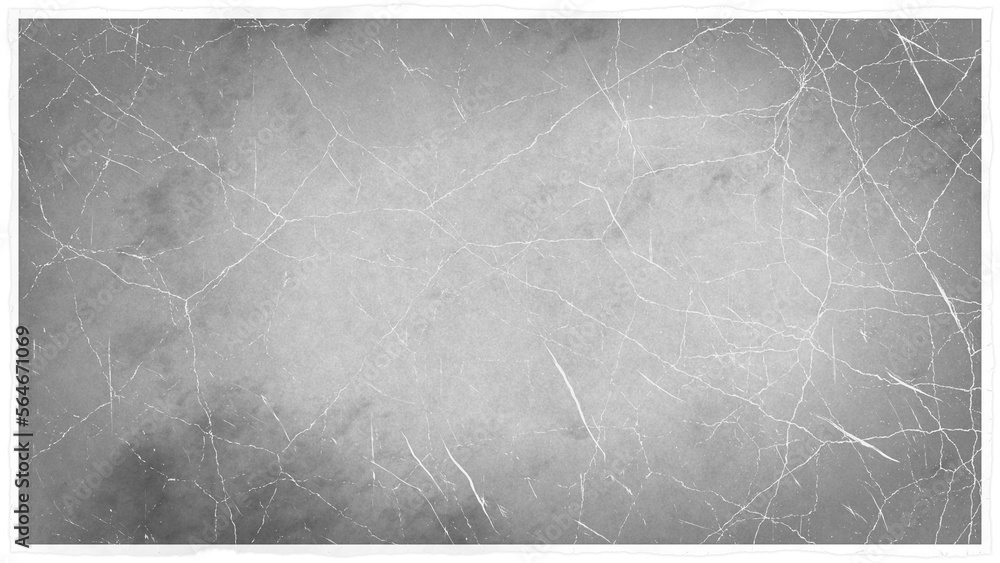 Grunge empty creased paper texture with torn edges frame and faded ...