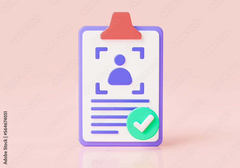 Resume profile for job interview. Human resources and resume concept ...