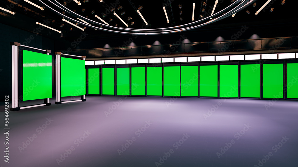 Sports Virtual set studio for green footage Realize your vision for a ...