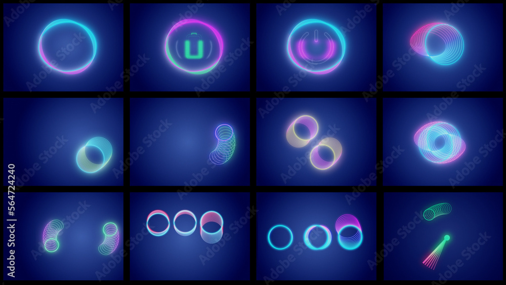 Spring Loading Screen Icons Stock Template | Adobe Stock