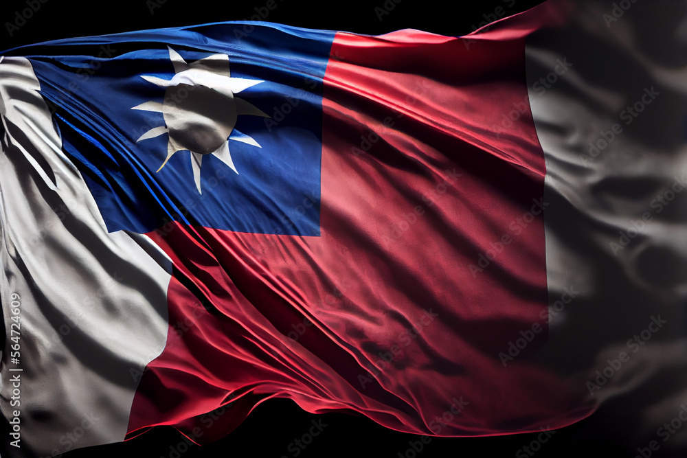 Taiwan flag patriot illustration, Taiwanese flags patriotism ...