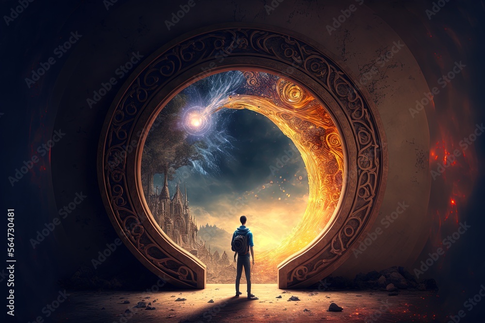 mystical passageway to another dimension Generative AI Stock ...
