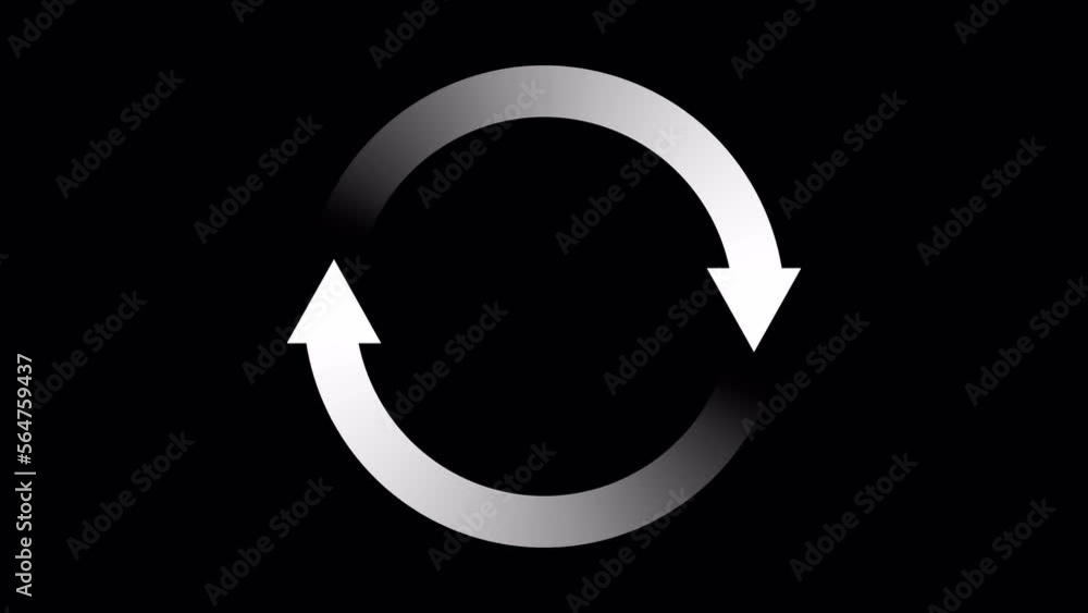 Loading Circle, Video. Loading Animation Icon on Transparent Background ...