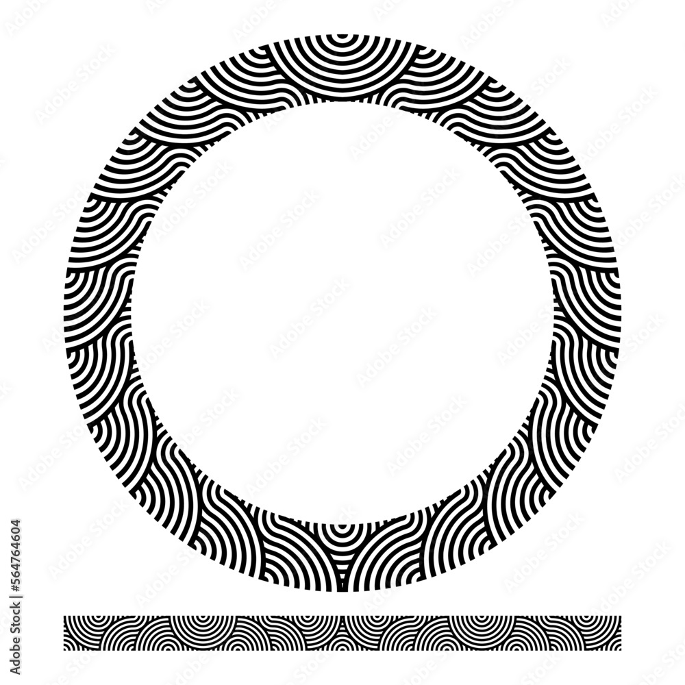 Greek frame on white background.Greek frame on white background.Black ...