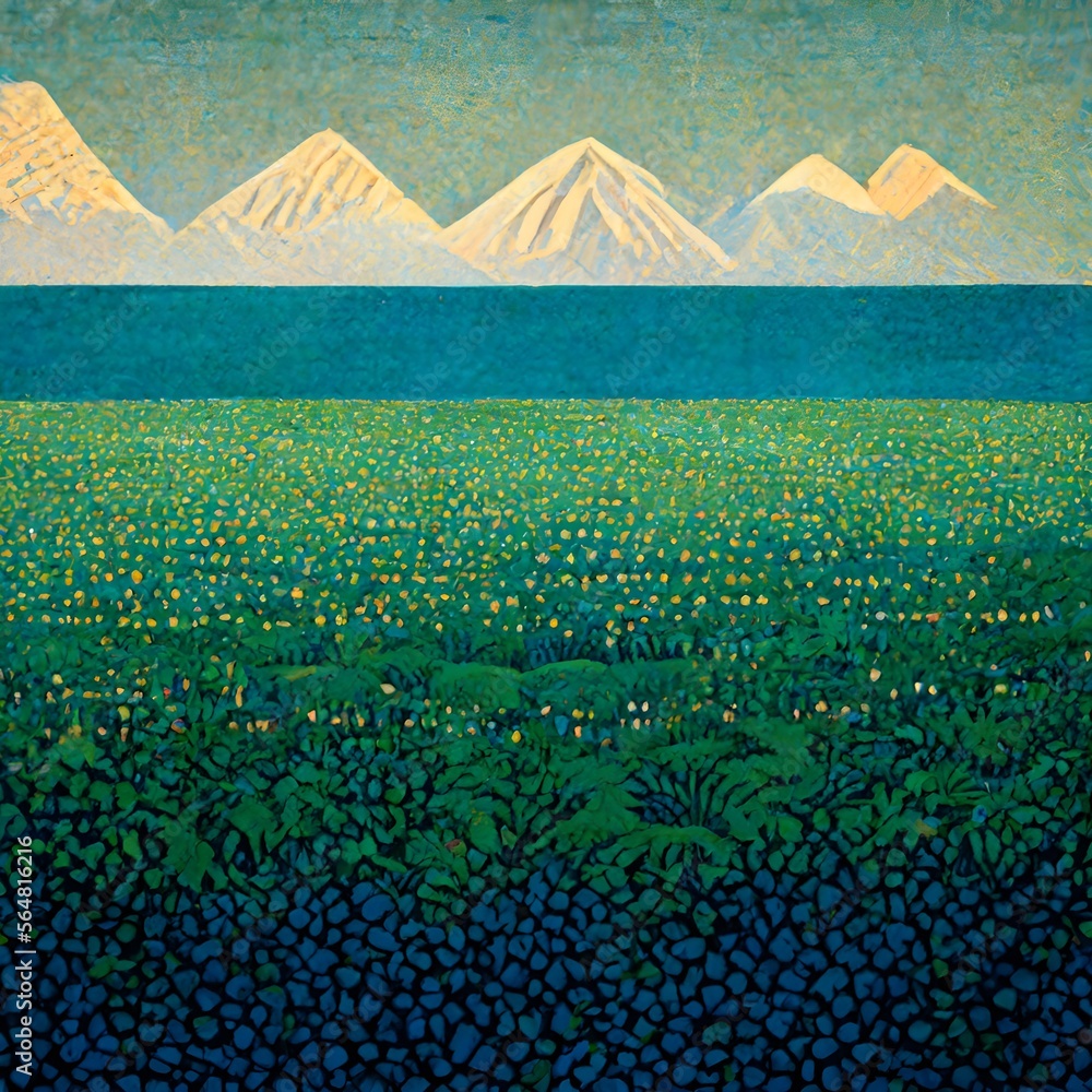 repeating pattern block print african korean dancheong andes holi ...