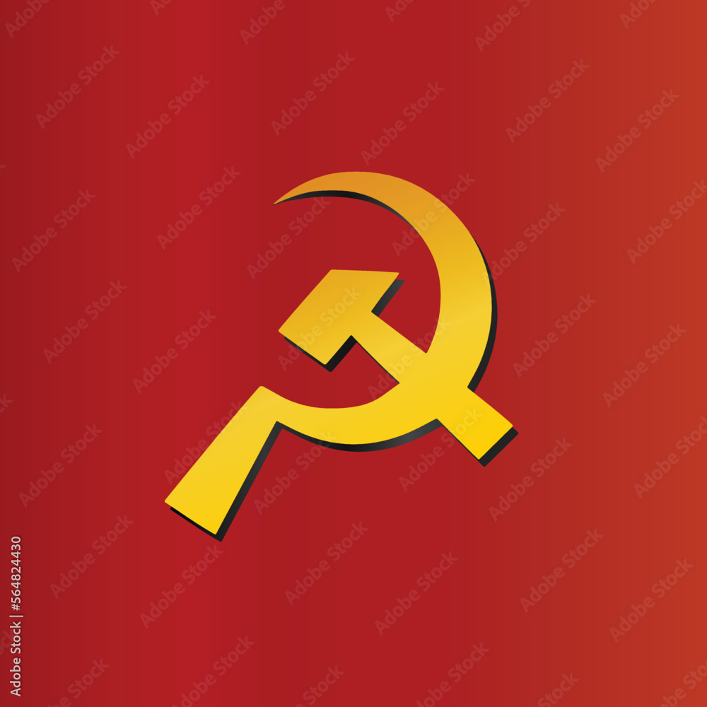 SOVIET UNION COMMUNIST SYMBOL ICON LOGO Stock Vector | Adobe Stock