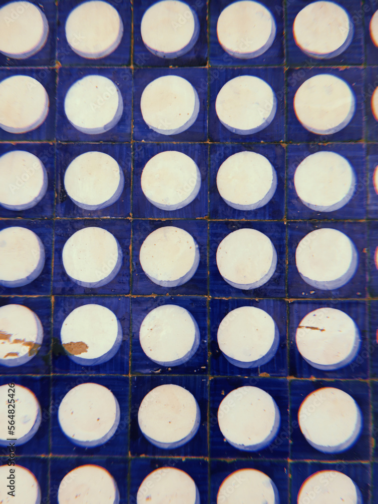 Blue texture on a Tiles in Lisboa Stock Photo | Adobe Stock